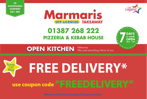 Marmaris Takeaway & OFF-LICENCE Takeaway Menu in Dumfries | Order ...